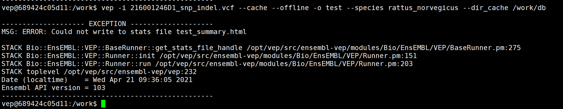 Could not write to the html stats file · Issue #973 · Ensembl/ensembl-vep · GitHub