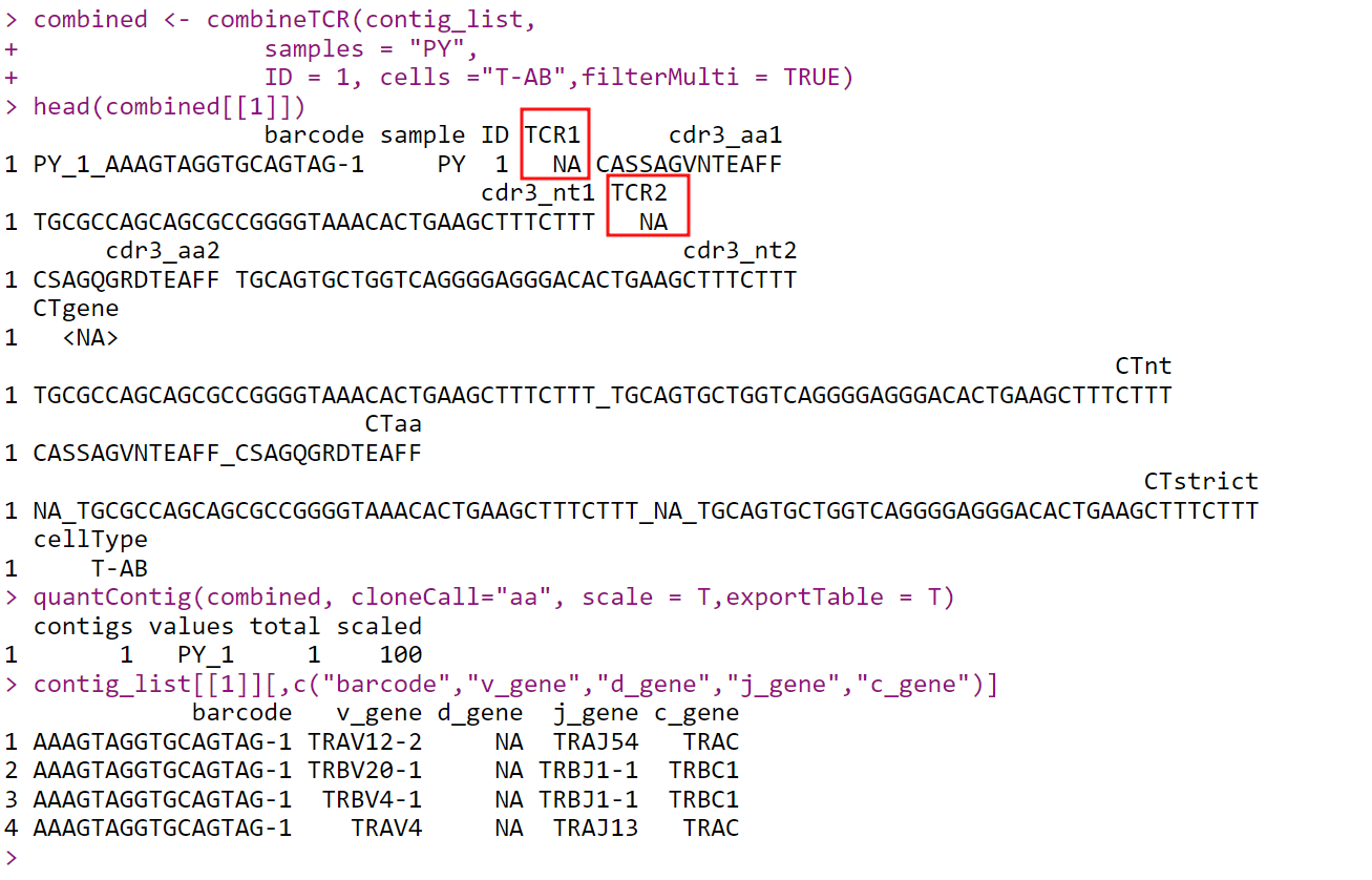 quantContig makeGens fun · Issue #125 · BorchLab/scRepertoire · GitHub