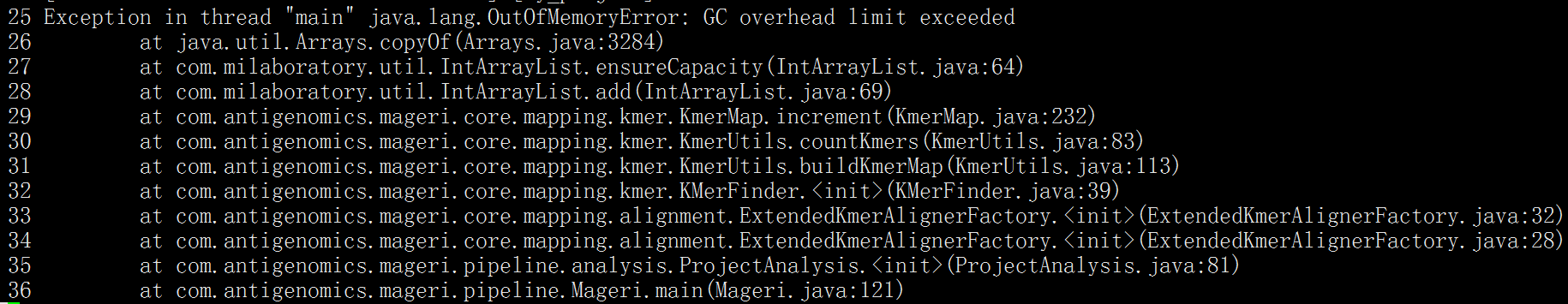 I would like to ask about the problem of outofmemory · Issue #40 · mikessh/mageri · GitHub
