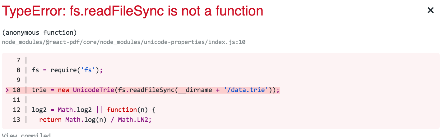 can't get DOM bindings to work · Issue #101 · diegomura/react-pdf · GitHub