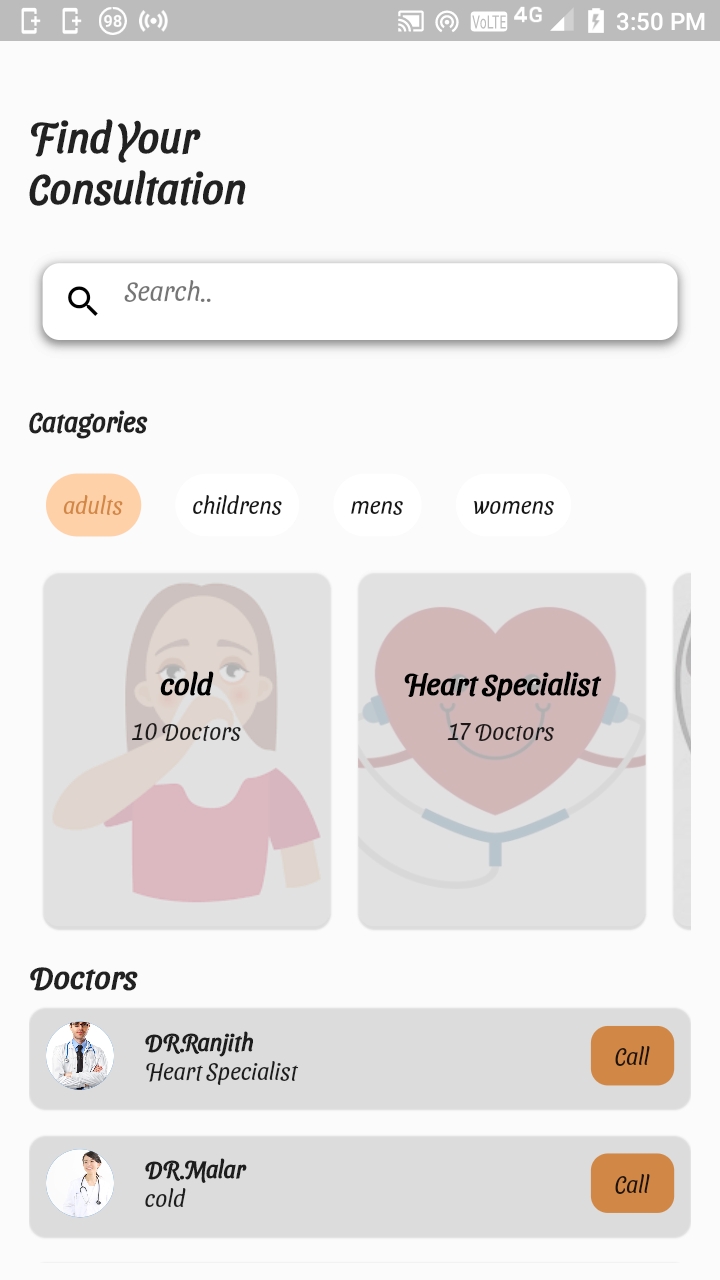 GitHub - deepak07082/Clinic-app-ui-flutter: Flutter Based Clinic App UI