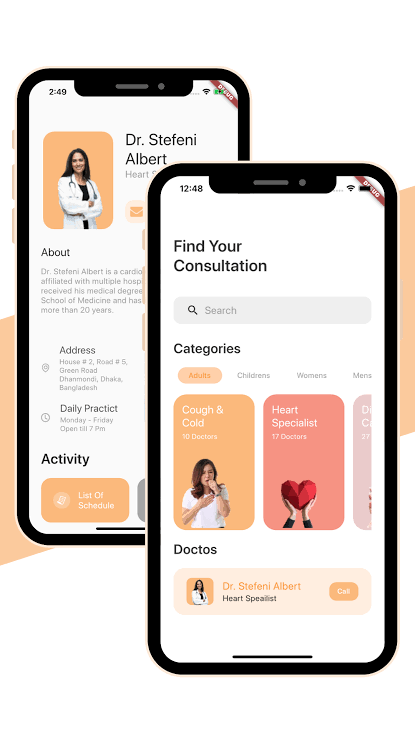 GitHub - deepak07082/Clinic-app-ui-flutter: Flutter Based Clinic App UI