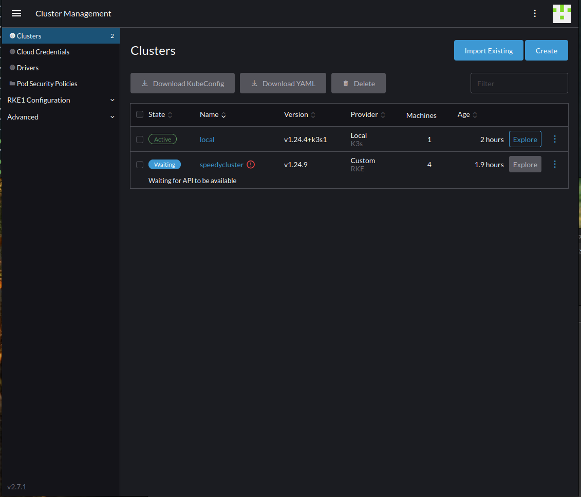 [BUG] Waiting for API (the server could not find the requested resource (get clusterrepos.meta ...