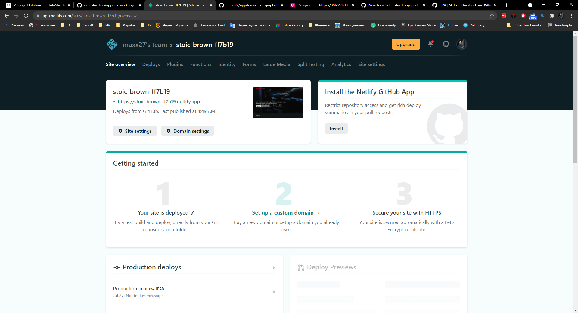 [HW] Maxim Suslov · Issue #465 · datastaxdevs/workshop-graphql-netflix · GitHub