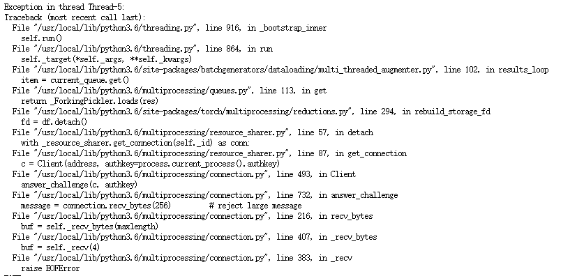 Problems about threading for training 2d network · Issue #209 · MIC ...