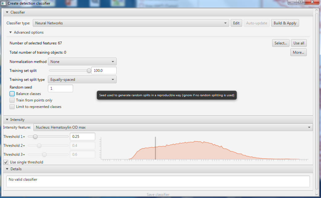 "No features selected!" when attempting to create detection classifier · Issue #63 · qupath ...
