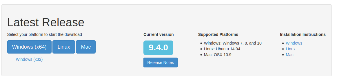 Update Downloads To Reference Correct Supported Platforms · Issue 8395 · Nrel