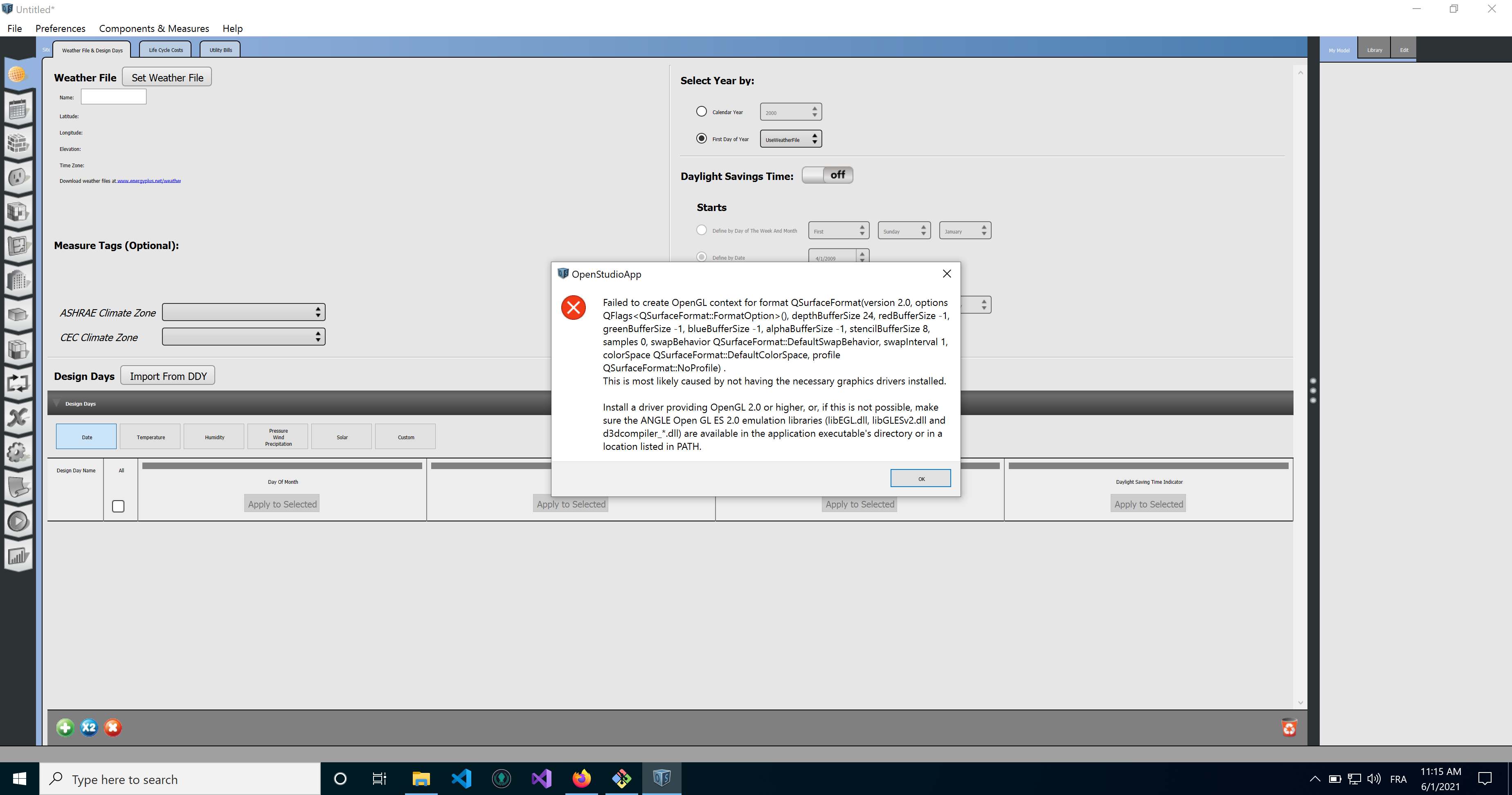 Cannot run geometry editor on systems without OpenGL 2.0 · Issue #358 · openstudiocoalition ...