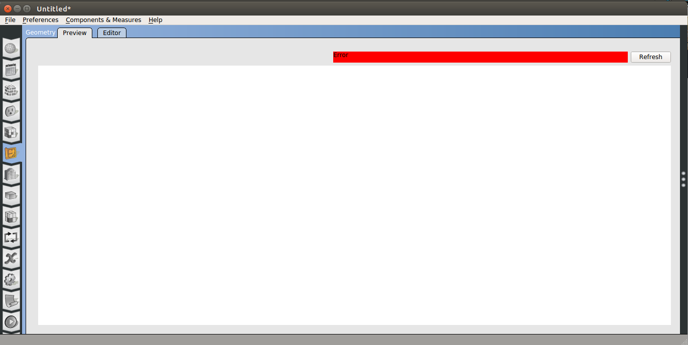 Geometry Editor not working on Unbuntu · Issue #3098 · NREL/OpenStudio · GitHub