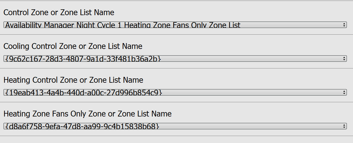 Hide fields in OpenStudioAppliction for AvailabilityManagerNightCycle · Issue #3707 · NREL ...