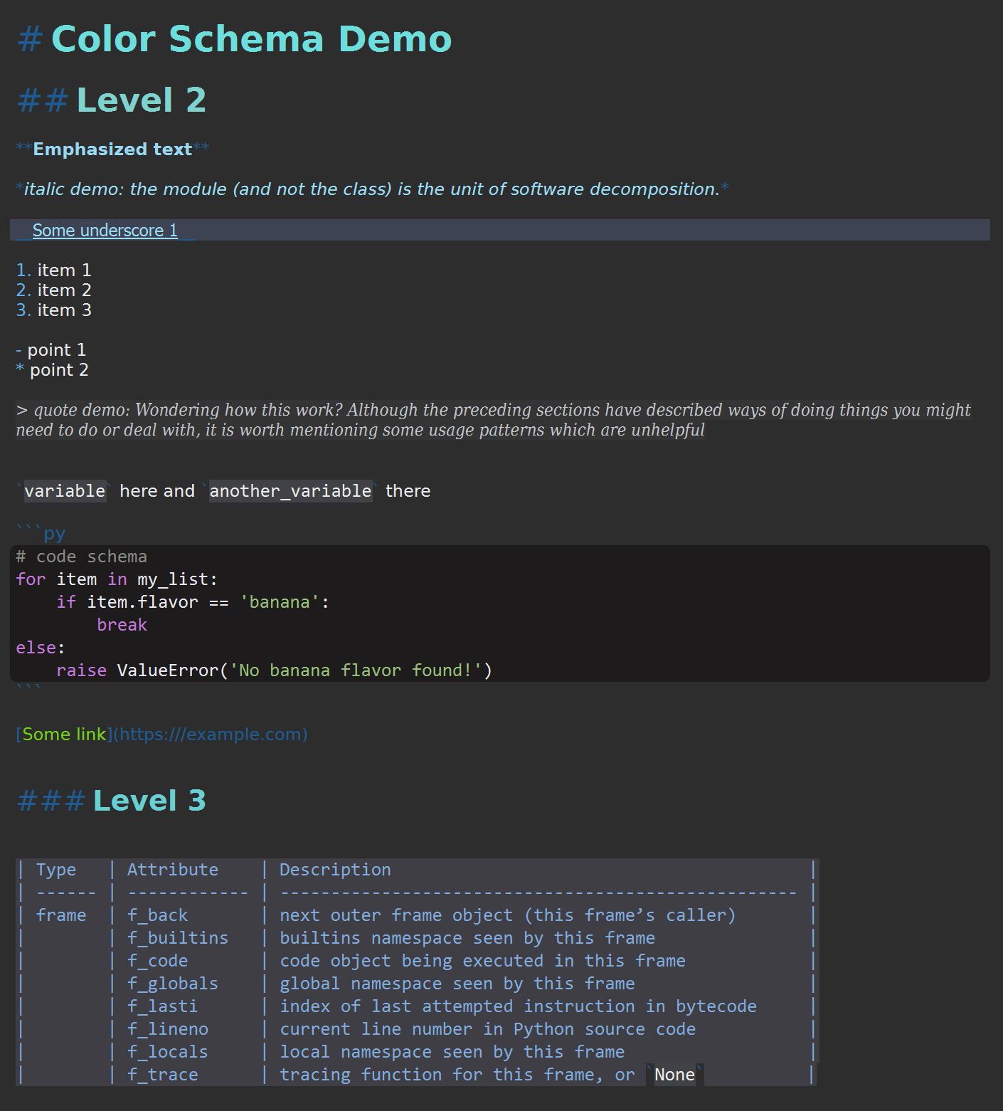 Editor Schema Atom Mellow Dark · Issue 2817 · Pbekqownnotes · Github 