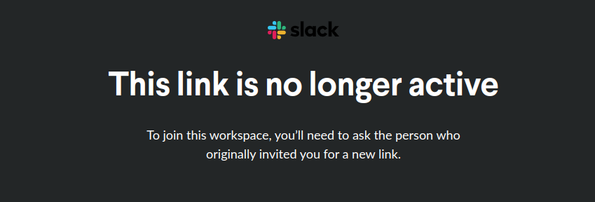 Expired Slack Invitation Link · Issue 5923 · Tooljet Tooljet · Github