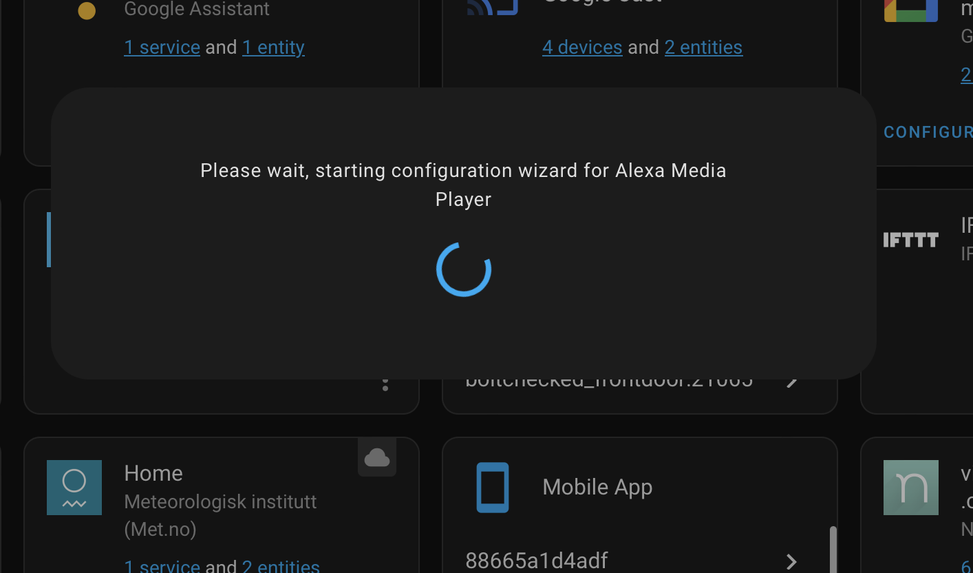Unable to setup alexa_media_player through integrations menu · Issue ...