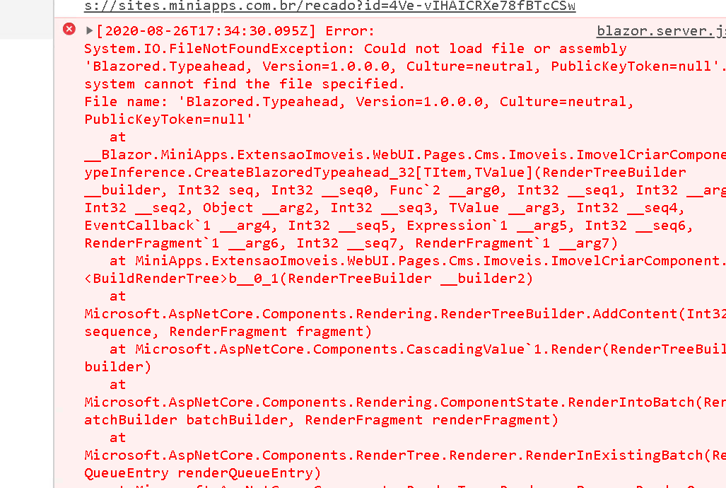 [Bug] Publish website failed to load dll · Issue #164 · Blazored/Typeahead · GitHub