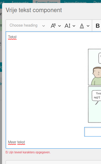 Content component shows max-length validition error after adding inline-image · Issue #2288 ...