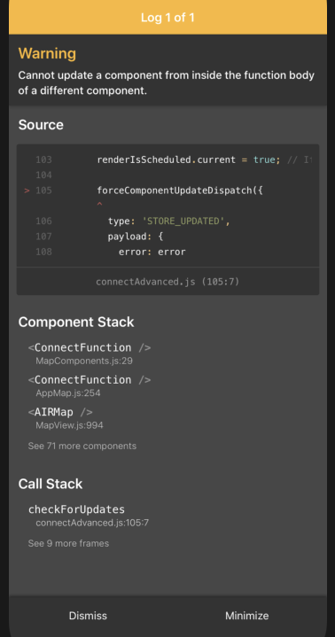 Cannot update a component from inside the fn body of a different component · Issue #29583 ...