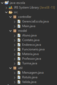 GitHub - jvp116/java-escola: Projeto simples de uma escola para ...