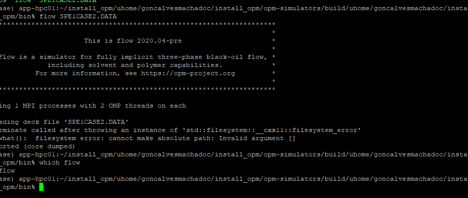filesystem error: cannot make absolute path: Invalid argument [] · Issue #2508 · OPM/opm ...