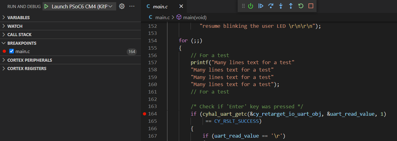 Unexpected behavior with breakpoints in the Cortex-Debug extension · Issue #525 · Marus/cortex ...