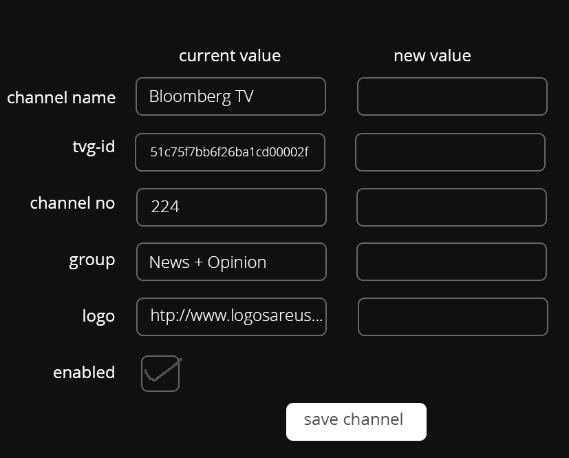 [UI suggestion] View / Edit all channel info at the same time · Issue #8 · MrChip53/jellyfin ...