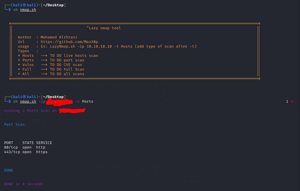 GitHub - MazX0p/LazyNmap: سكربت لتشغيل الانماب بطريقة سهله وسريعه