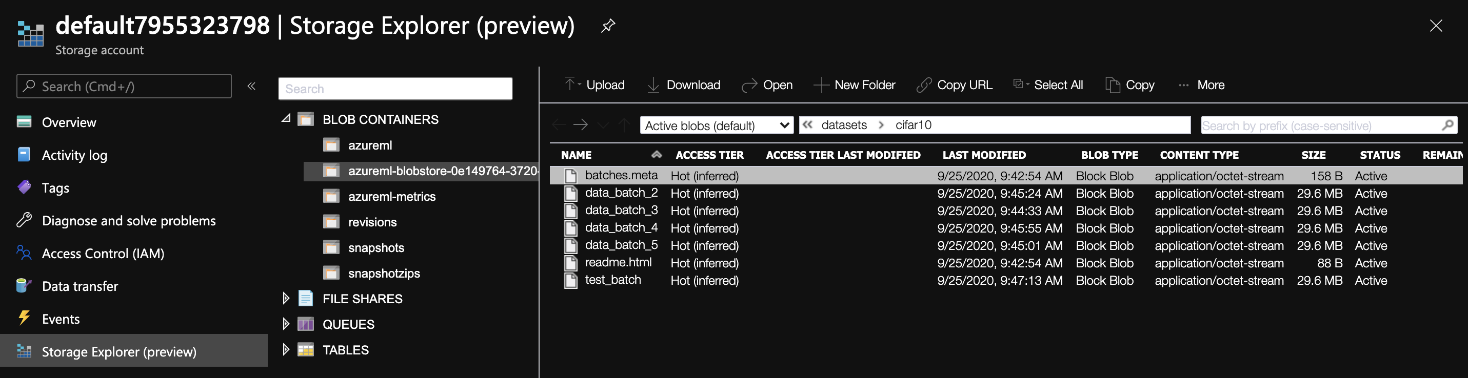 Datastore upload failing on one file consistently · Issue #1159 · Azure/MachineLearningNotebooks ...