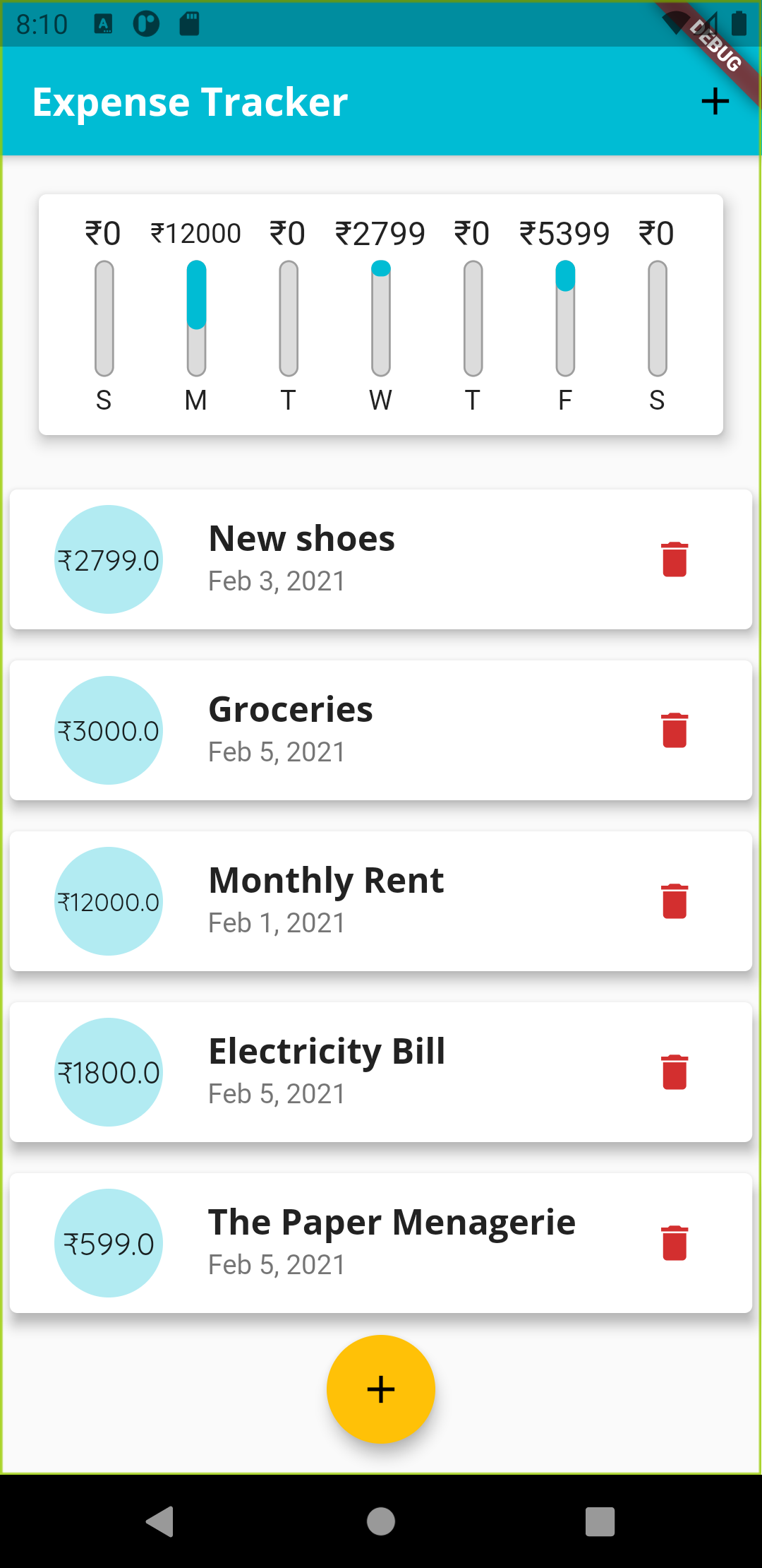 GitHub - Animeshk17/Expense-Tracker: An app made with flutter to track ...