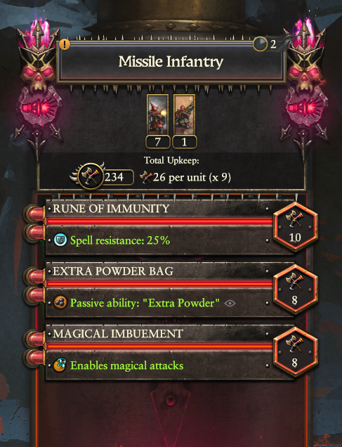 Chorf Rune of Immunity (spell resistance) for missile infantry no worky · Issue #972 · chadvandy ...