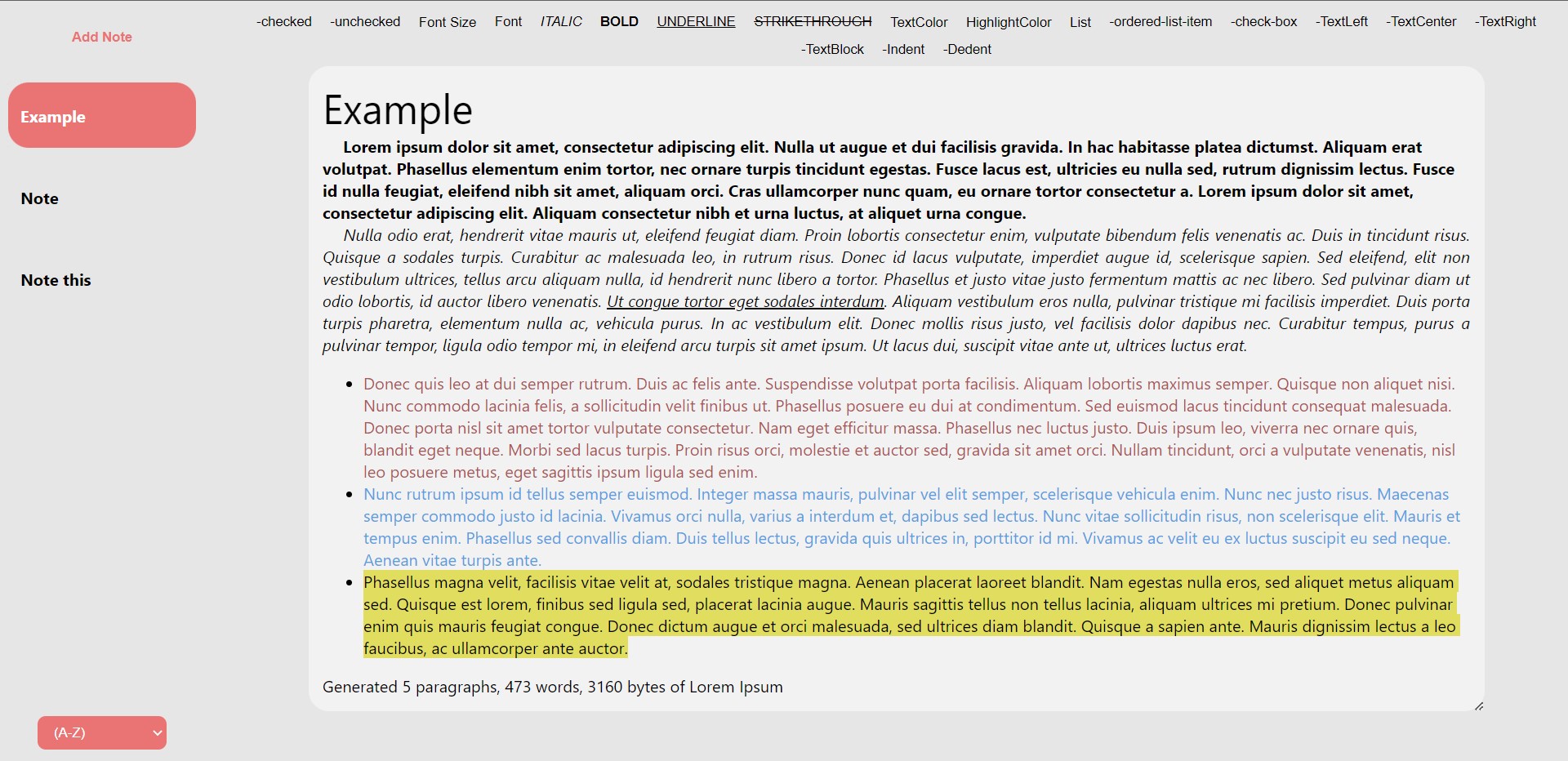 GitHub - dugramen/rich-notes: Note taking app with rich text support