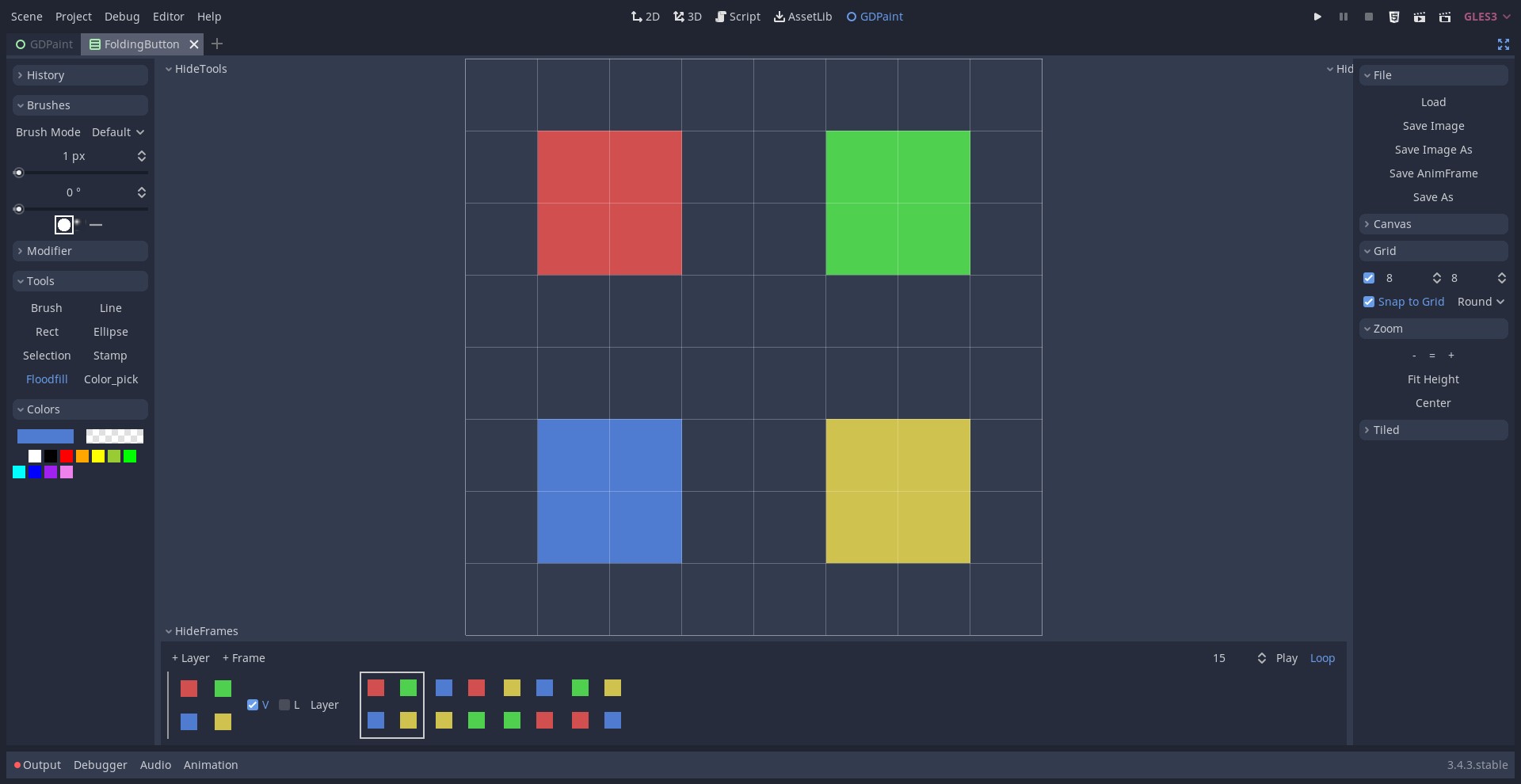 GitHub - dugramen/GDPaint: A Pixel Art drawing program that can run ...