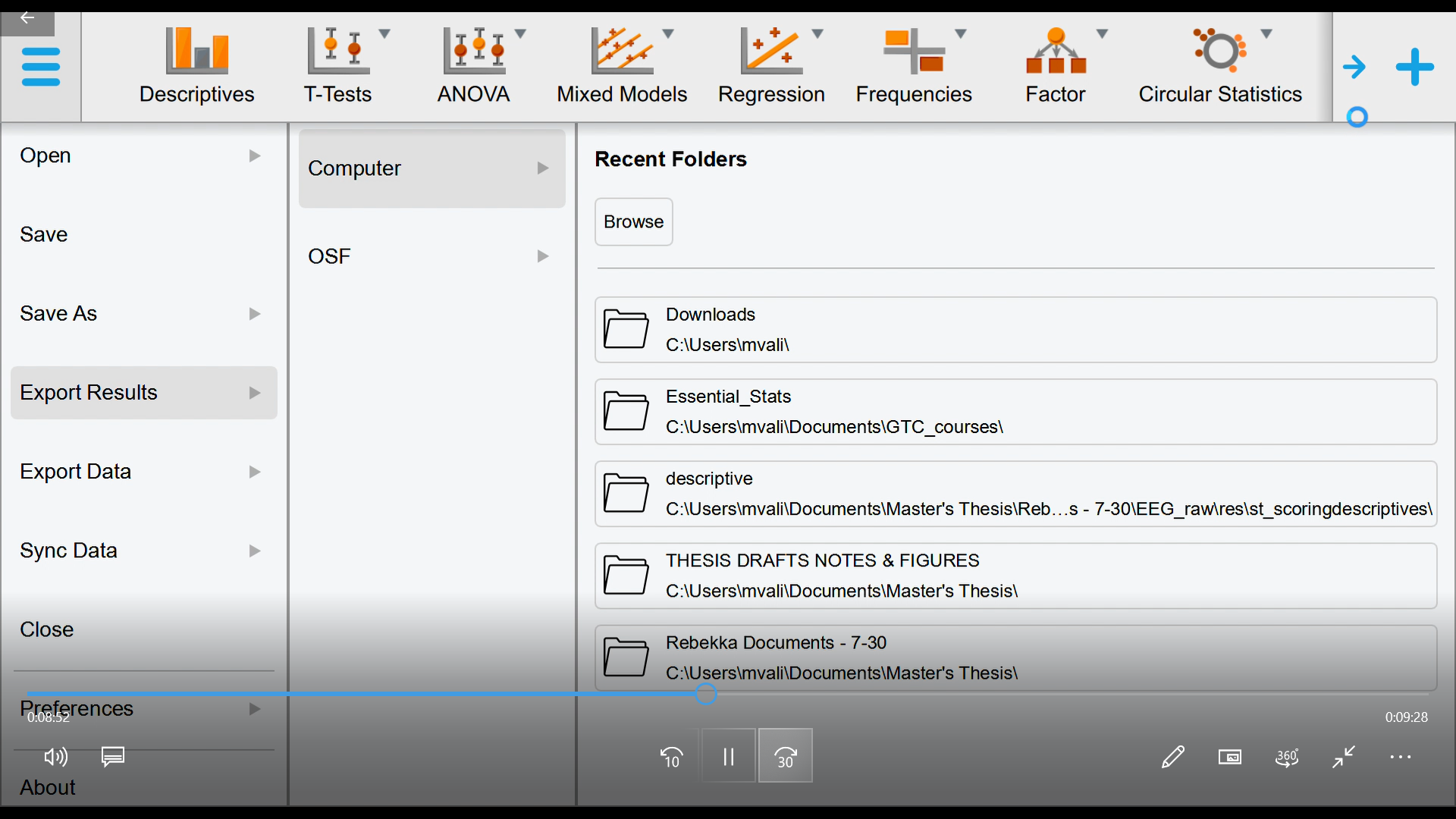 [Bug]: Lagging when attempting to save or export results · Issue #1586 · jasp-stats/jasp-issues ...