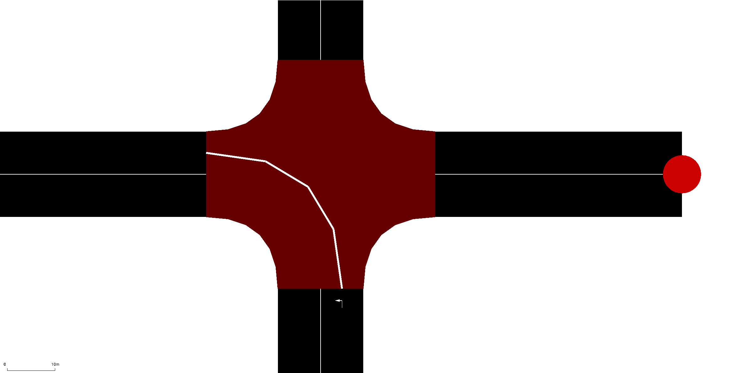 The Number Of Polyline Segments Of The Internal Lane And And The Endpoint Positions Of The