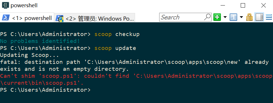 Scoop 安装和 scoop update 出错 · Issue #313 · neolee/pilot · GitHub
