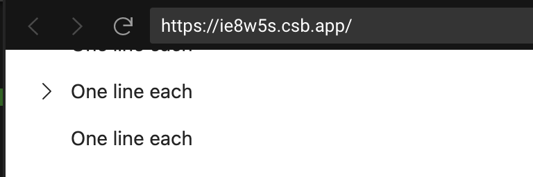 Bug React Acccordion `accordionheader` Breaks On Multiline Content