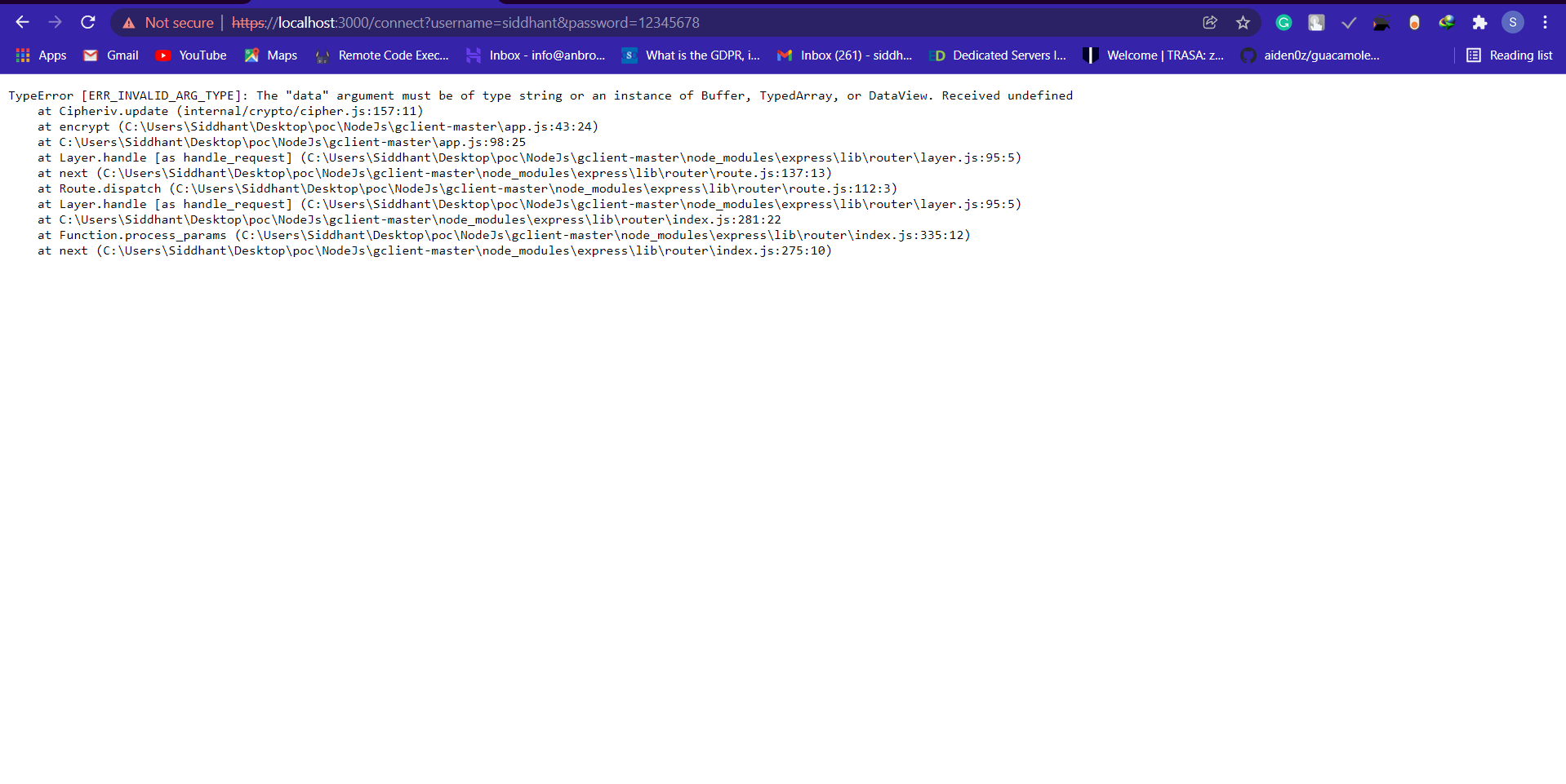 The Data Argument Must Be Of Type String Or An Instance Of Buffer Typedarray Or Dataview 7814