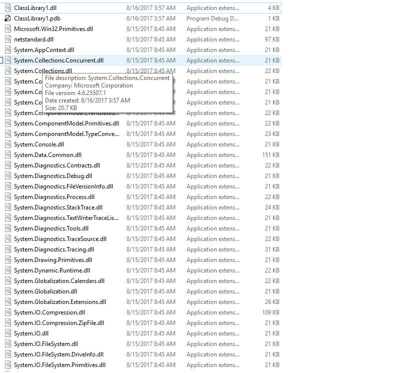 Referencing .Net Standard 2 library generates lot of files · Issue #447 ...