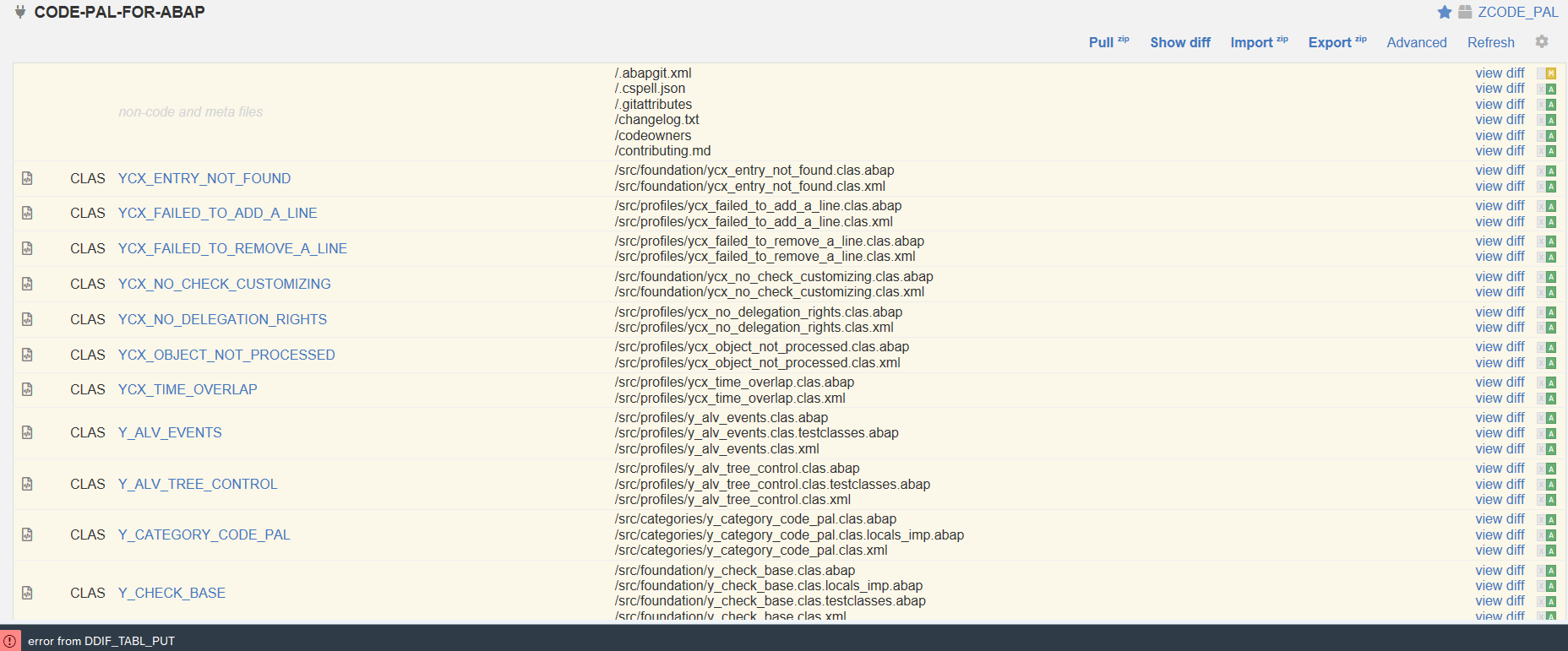 Error From Ddif Table Put · Issue 566 · Sap Code Pal For Abap · Github