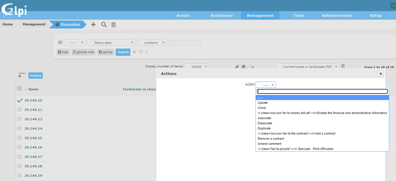 Can`t Remove Domain · Issue 8840 · Glpi Projectglpi · Github