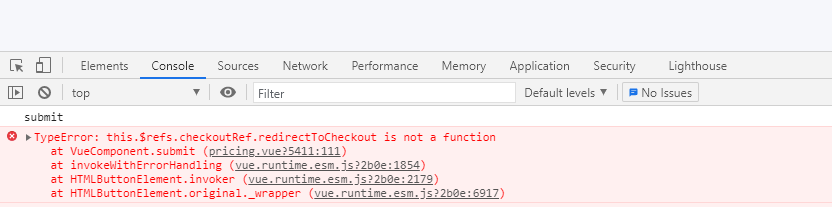Redirecttocheckout Function Is Not Working · Issue 197 · Vue Stripevue Stripe · Github
