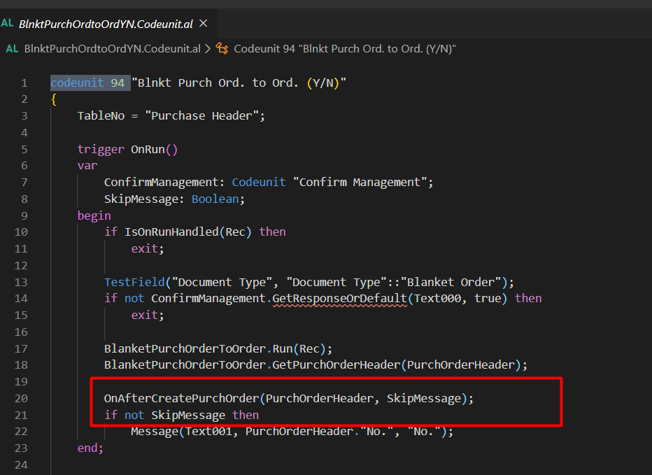 Event Request Codeunit 93 Onafterrun · Issue 5419 · Microsoftalappextensions · Github