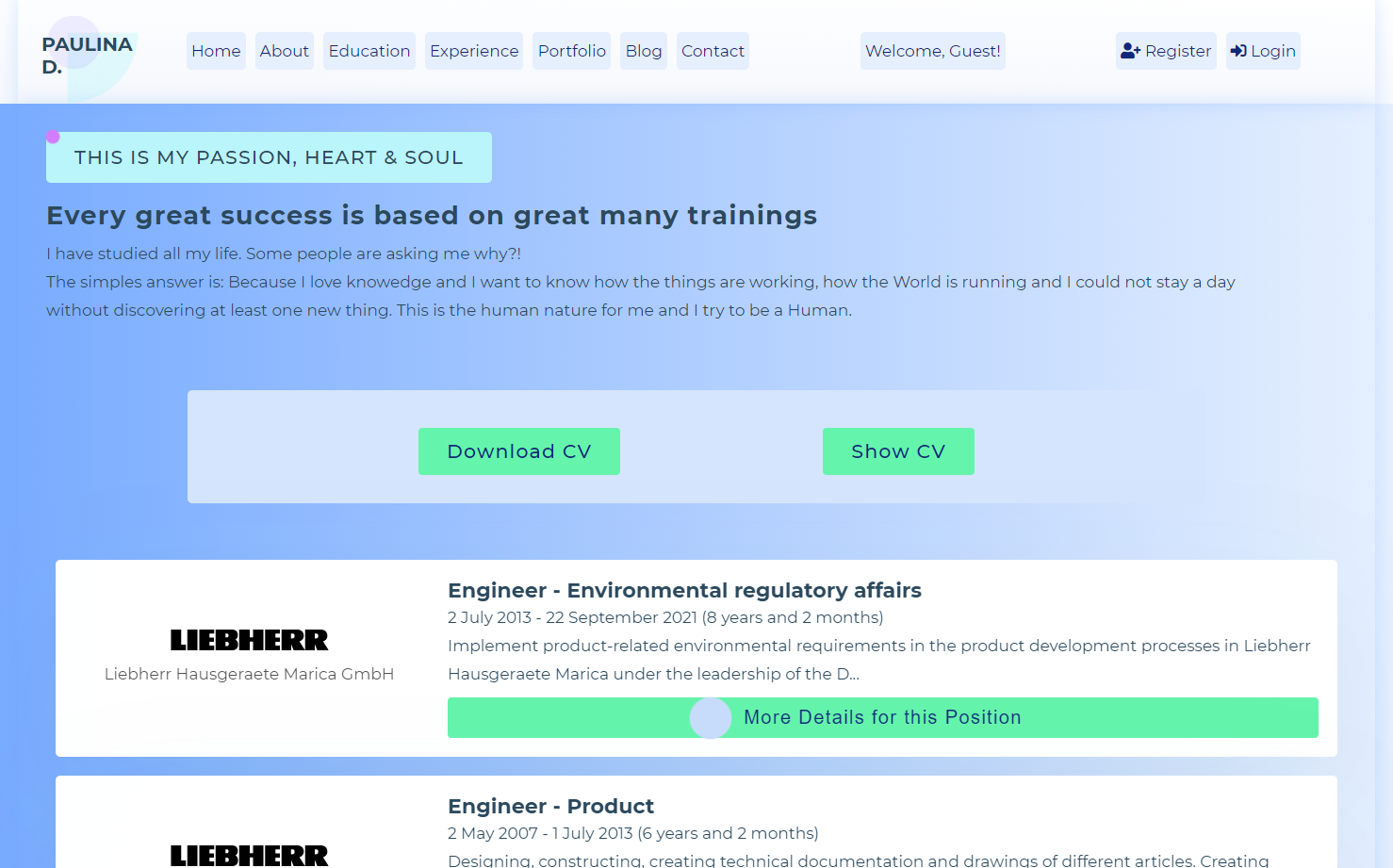 GitHub - Paulina-Dyulgerska/MySkills: React Project