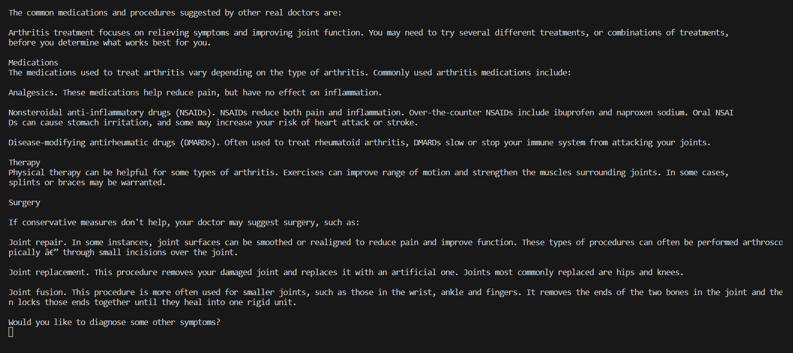 GitHub - bhavesh-kharat/Expert-System-Medical-Diagnosis