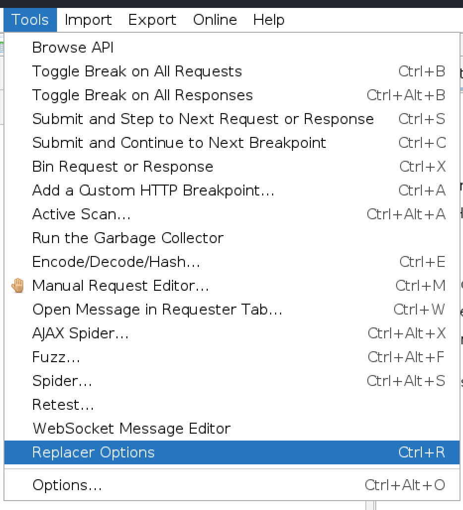 Copy Replacer Rules · Issue #7767 · zaproxy/zaproxy · GitHub