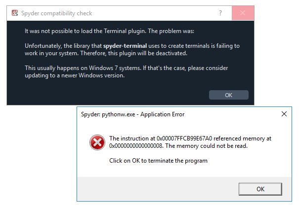 Compatibility Of Spyder Standalone 544 With Windows Server 2016 · Issue 21258 · Spyder Ide 