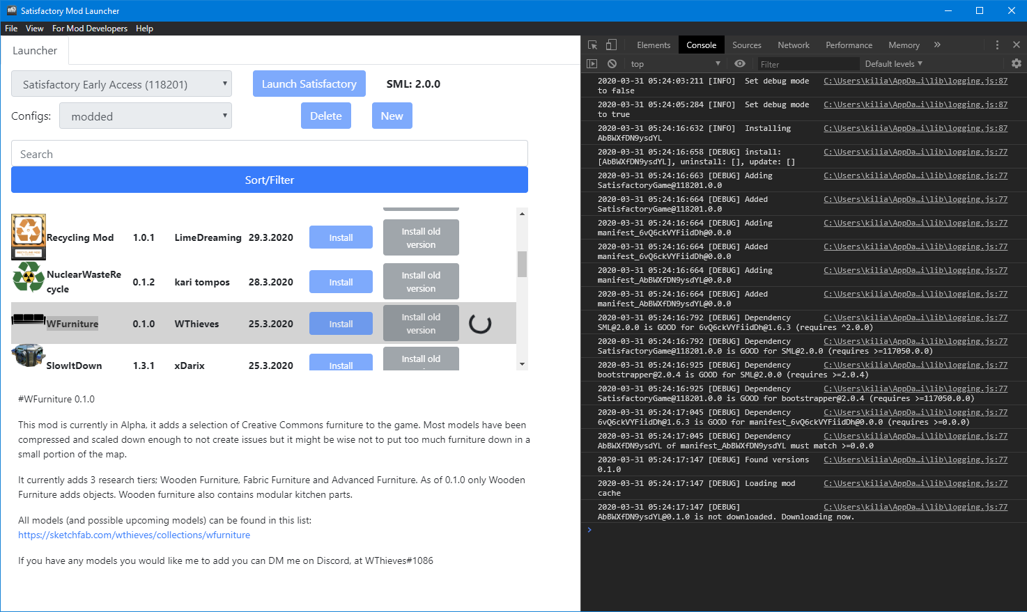 Installing Some Mods Takes Forever · Issue 17 · Satisfactorymodding Satisfactorymodmanager · Github