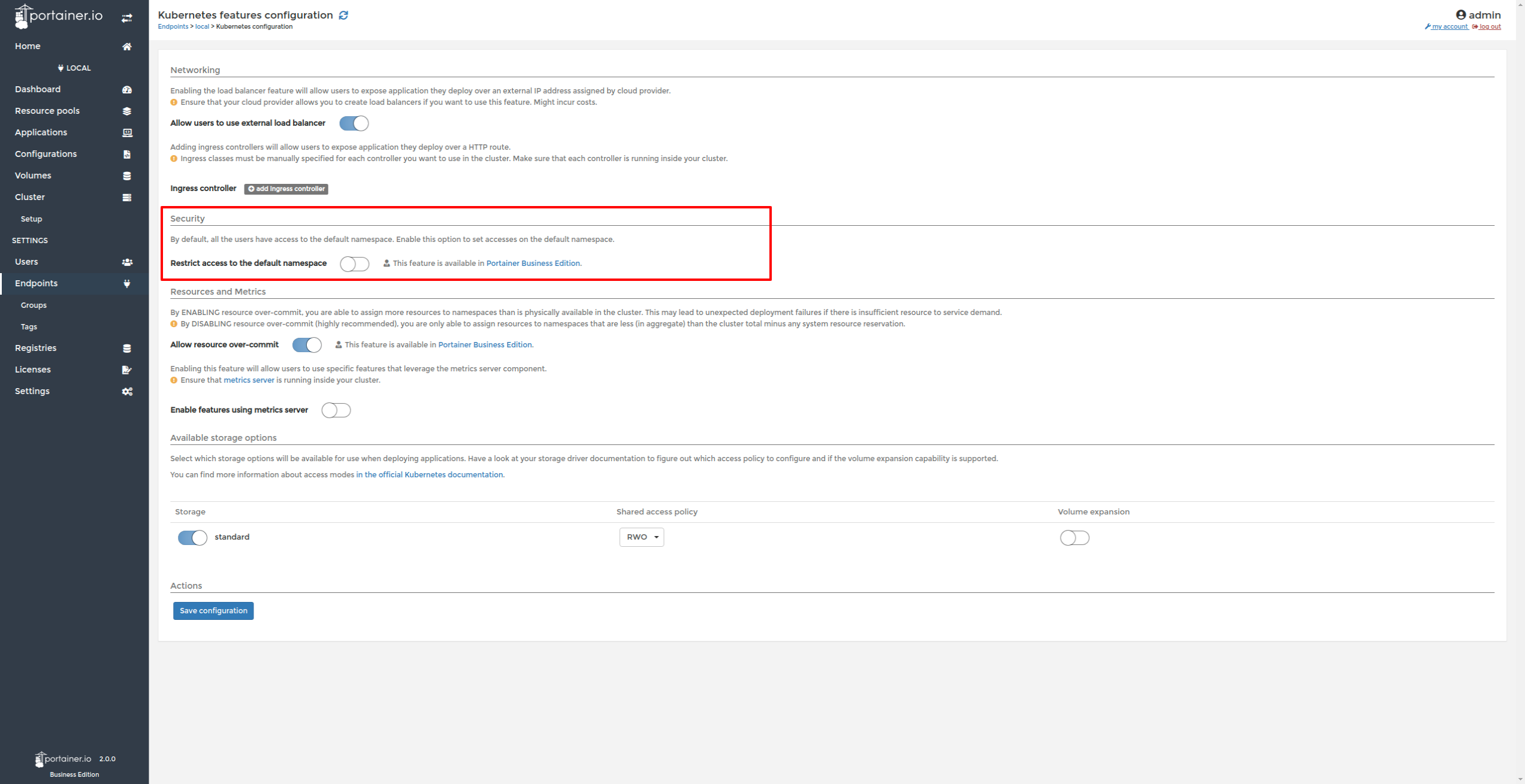 Add a BE feature preview visual cue · Issue #4558 · portainer/portainer ...