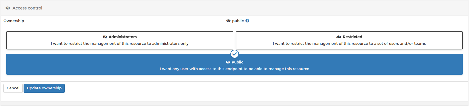 Invalid UI layout when updating access control on a resource · Issue #1830 · portainer/portainer ...