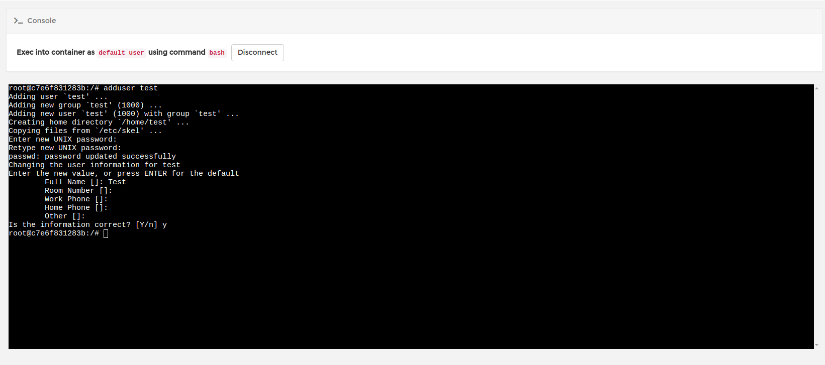 can't login by custom user when try to login by container Console · Issue #1568 · portainer ...