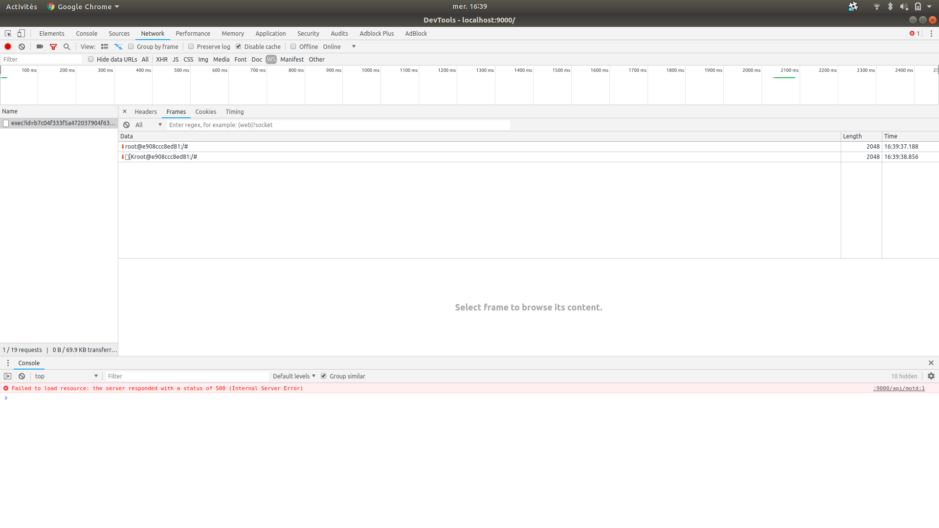 Add the ability to set a custom buffer capacity for console communication over websocket · Issue ...