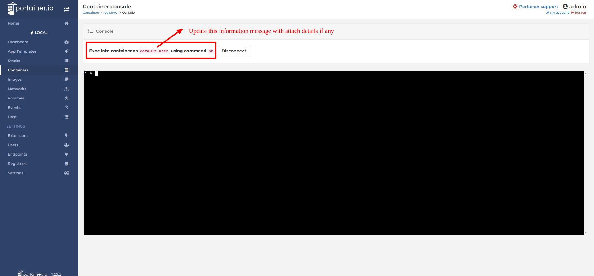 [Feature Request] Docker Attach Support · Issue #592 · portainer/portainer · GitHub